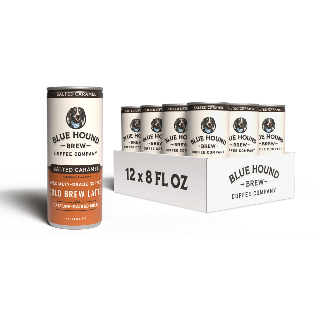 Blue Hound Brew Coffee: Canned Cold Brew Lattes & Roasted Coffee